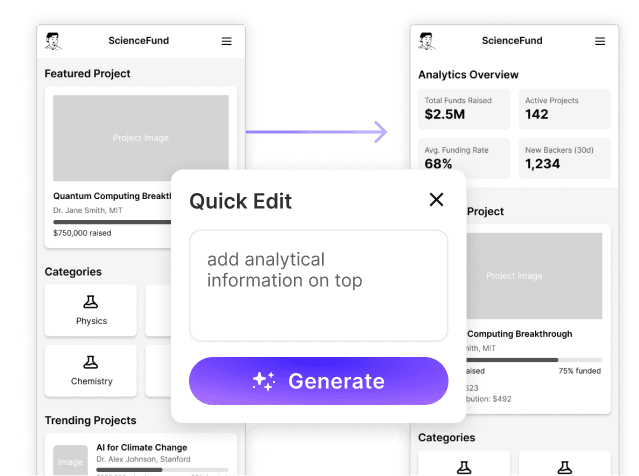 AI Wireframe Generator - UX Pilot