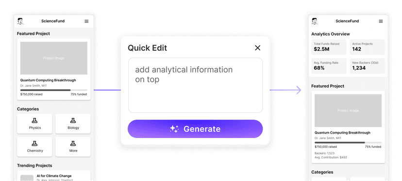 AI Wireframe Generator - UX Pilot