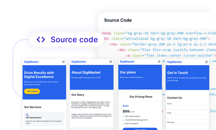 AI Image to HTML Code Generator | Convert Screenshots to Code - UX Pilot