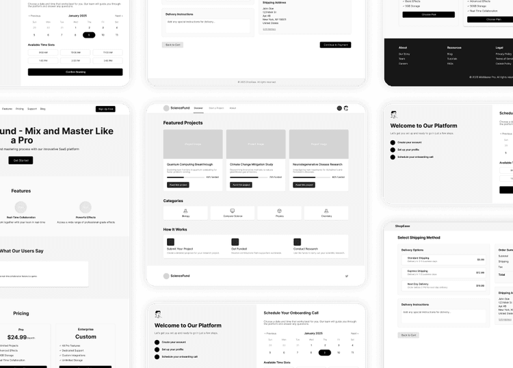 Gerador de Wireframes AI - UX Pilot