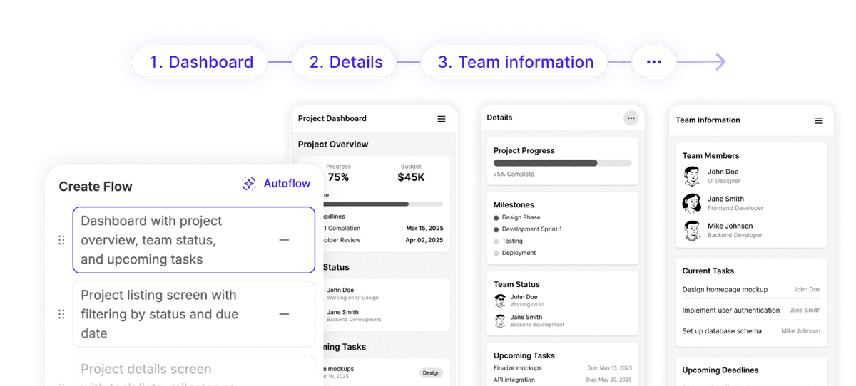 AI Wireframe Generator - UX Pilot