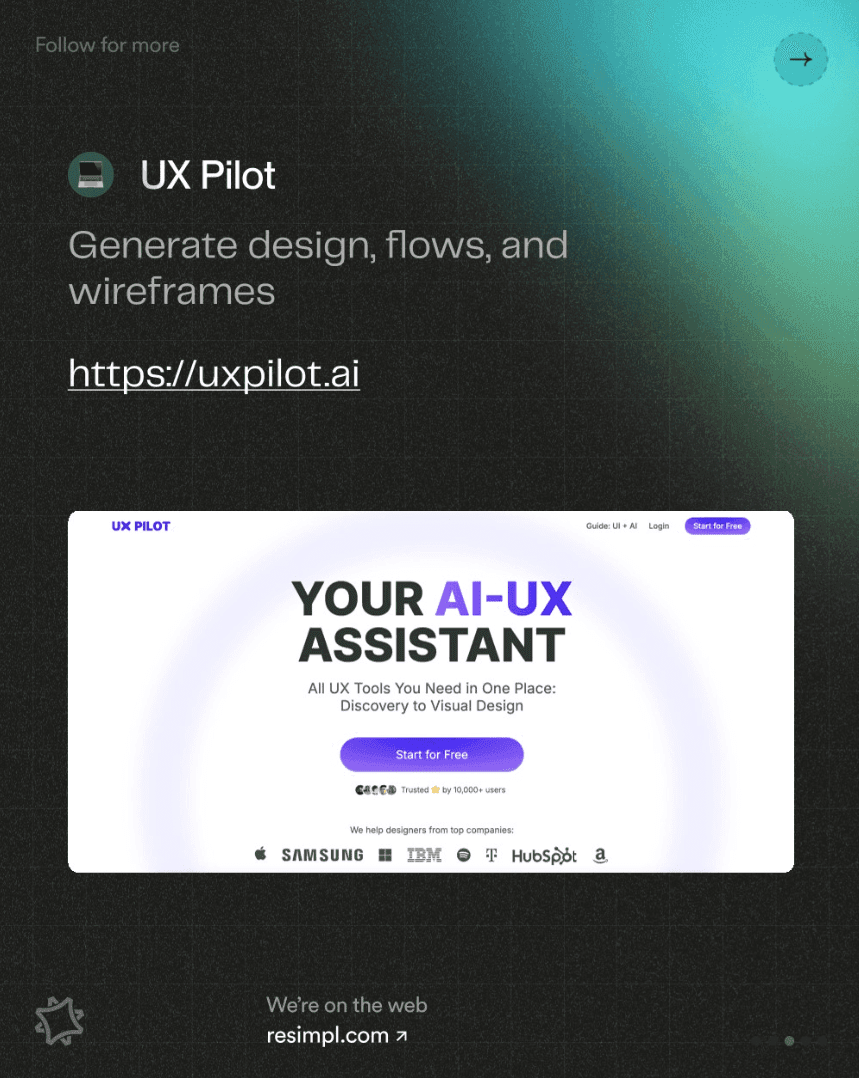 AI Wireframe Generator - UX Pilot