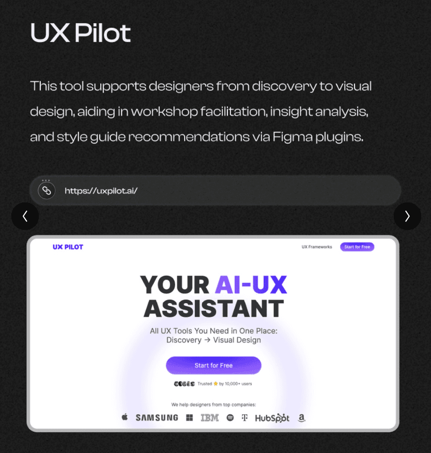 AI UI Generator - UX Pilot